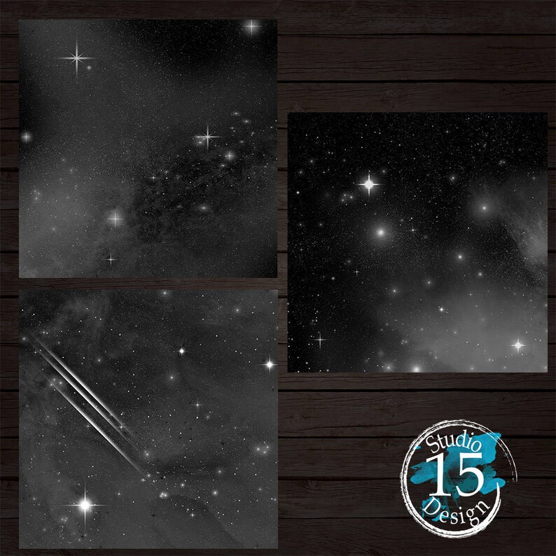 Galaxy Digital Paper- Digiscrap Galaxy, Night Skies Digital Paper ...