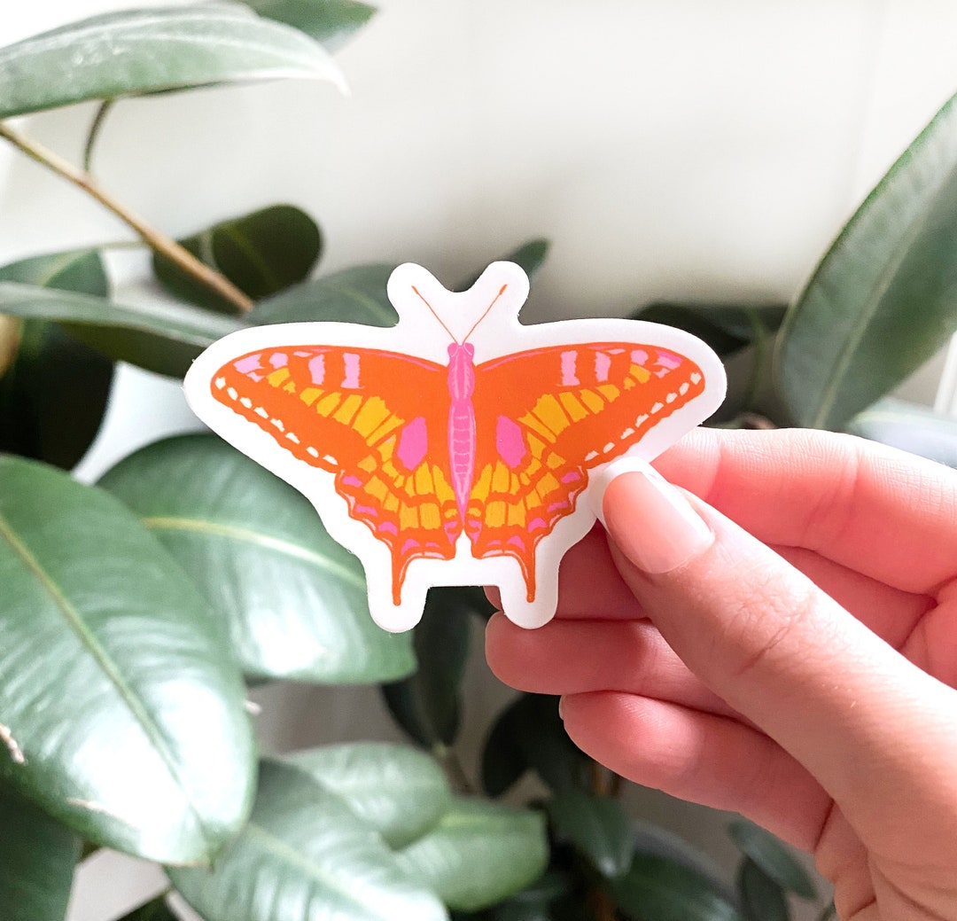 Butterfly Die Cut Sticker | Vinyl Waterproof Durable Scratch Resistant ...