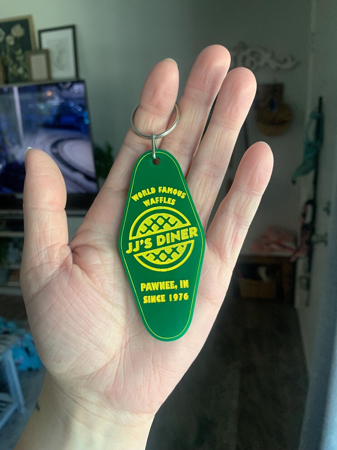 Jj’s Diner Acrylic Motel Keychain - Etsy