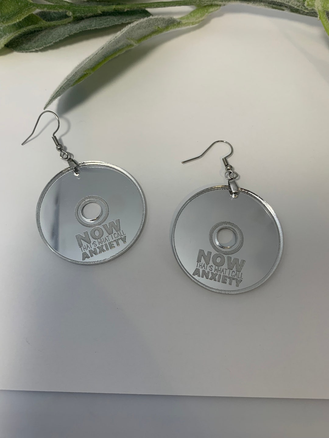 Now That’s What I Call Anxiety Acrylic Dangle Earrings - Etsy