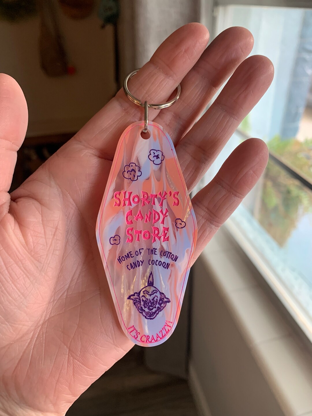 Killer Klowns Acrylic Motel Keychain - Etsy