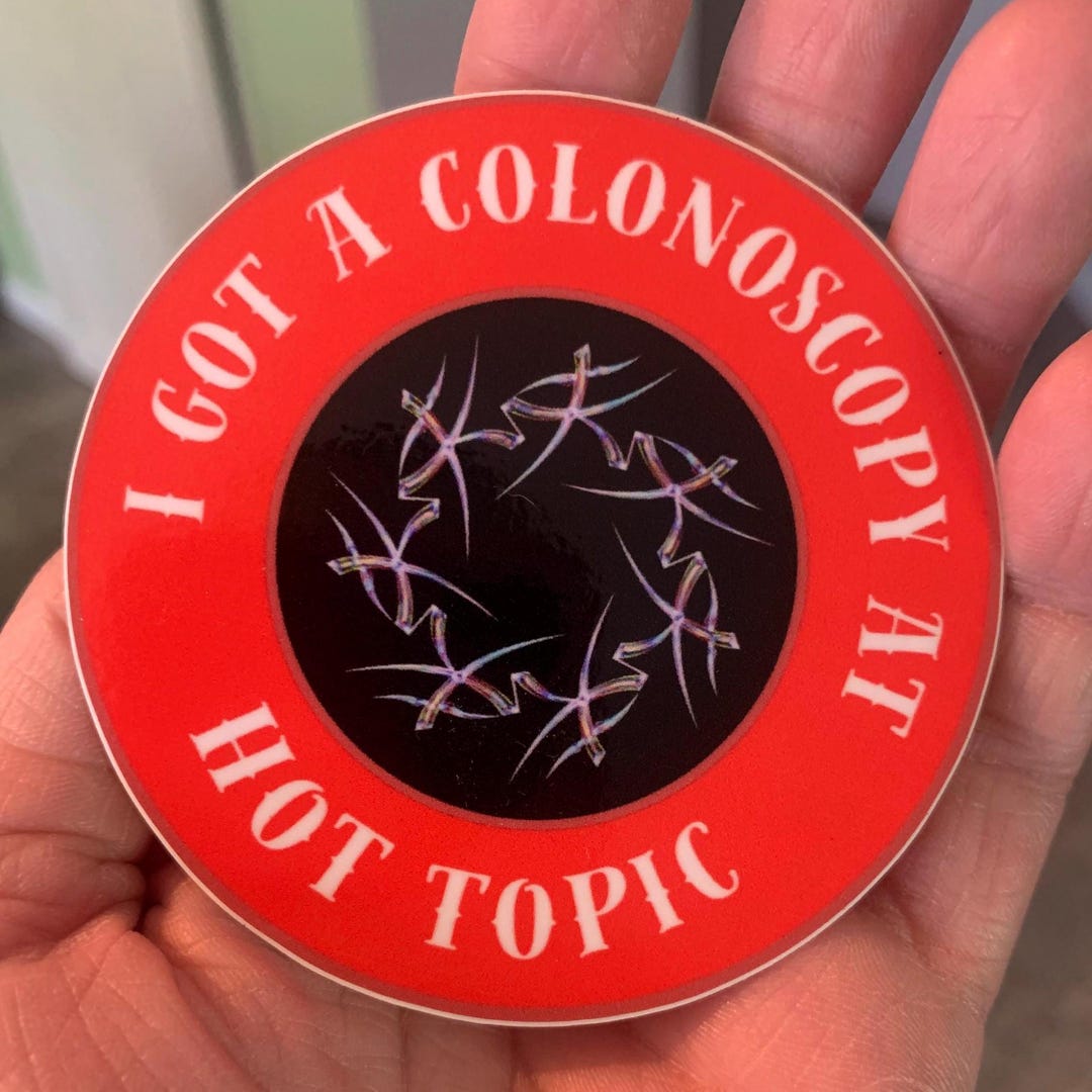 Colonoscopy Elder Emos Sticker - Etsy