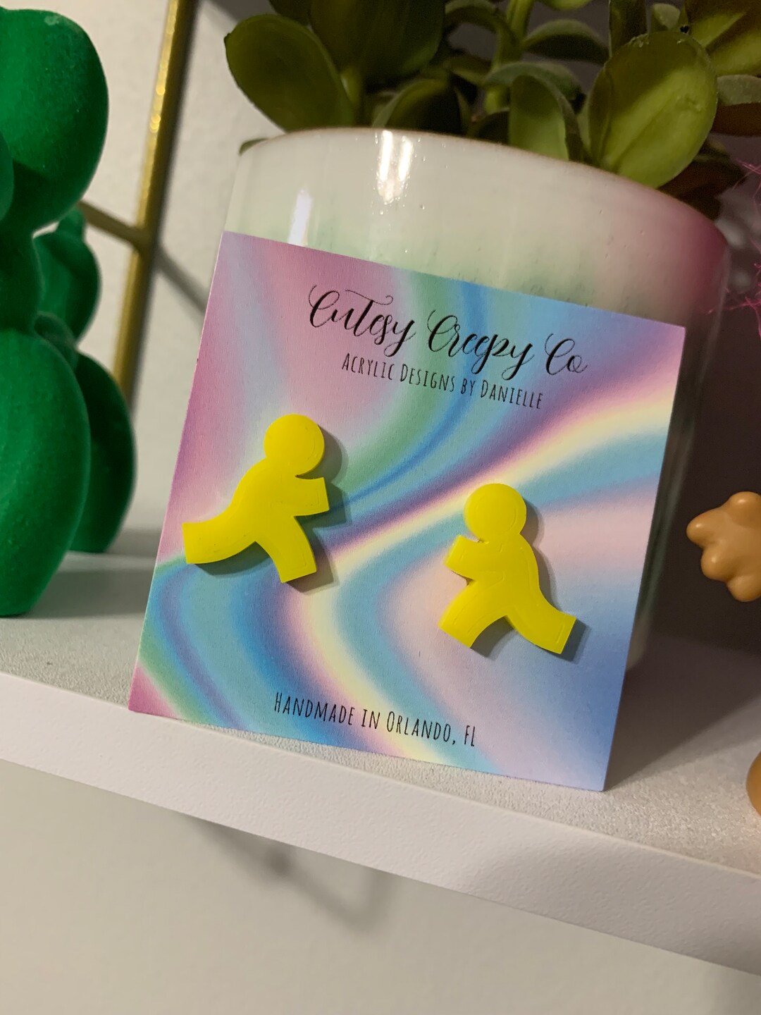 Instant Messanger Y2K Stud Earrings - Etsy