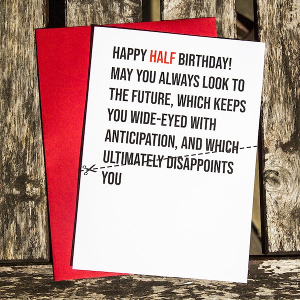 Cynical Birthday Cards - Etsy