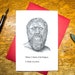 Plato Philosophy Birthday Card Funny Academic Forms - Etsy Canada