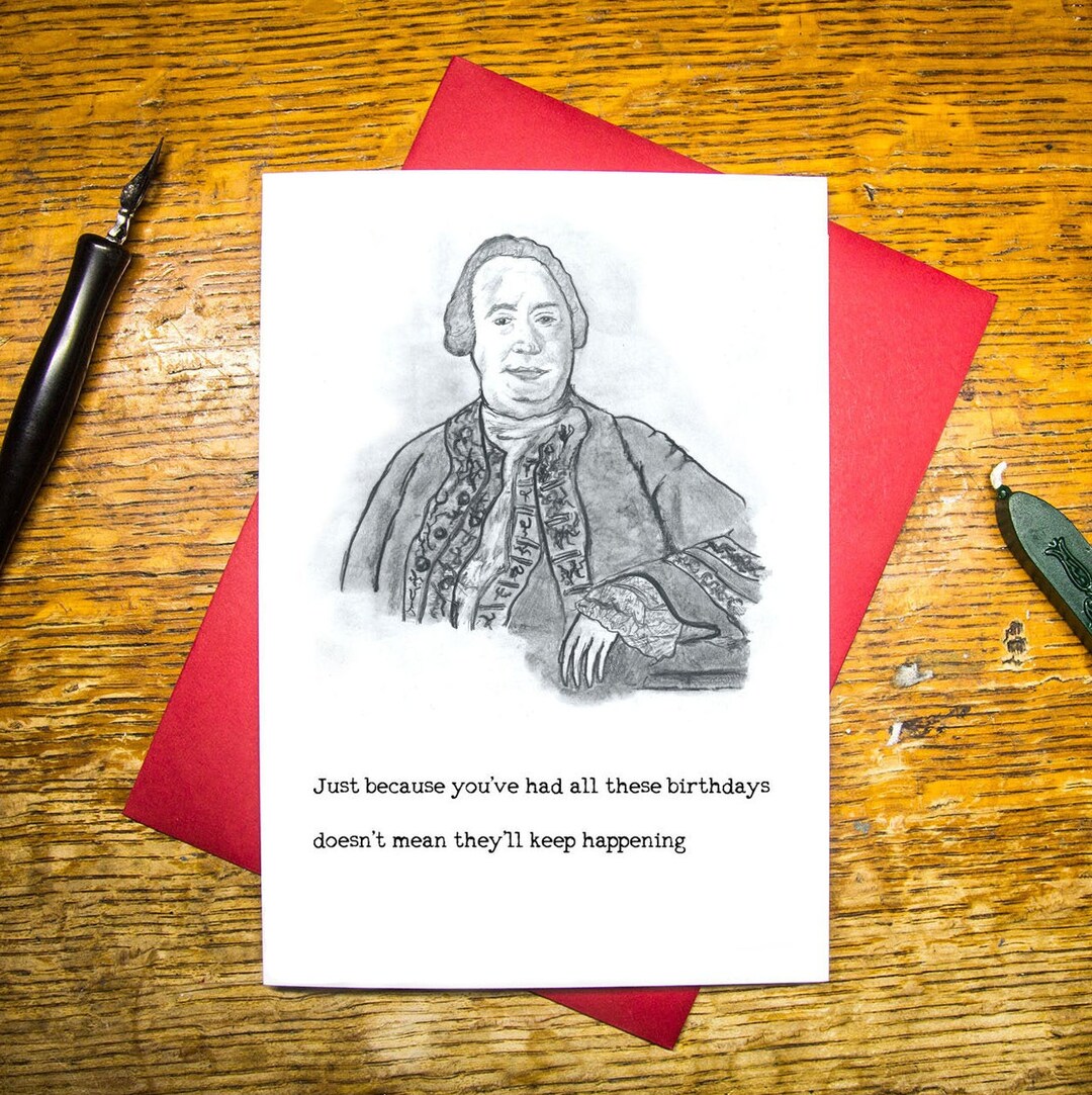 Hume Philosophy Birthday Card - Funny - Academic - Induction - Etsy