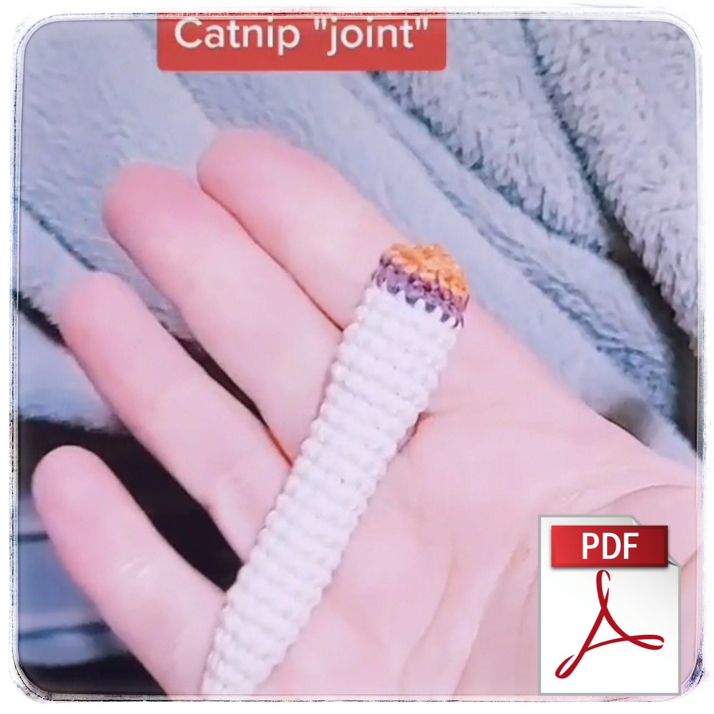 Catnip Joint Pattern Crochet Cat Toy Tutorial Etsy