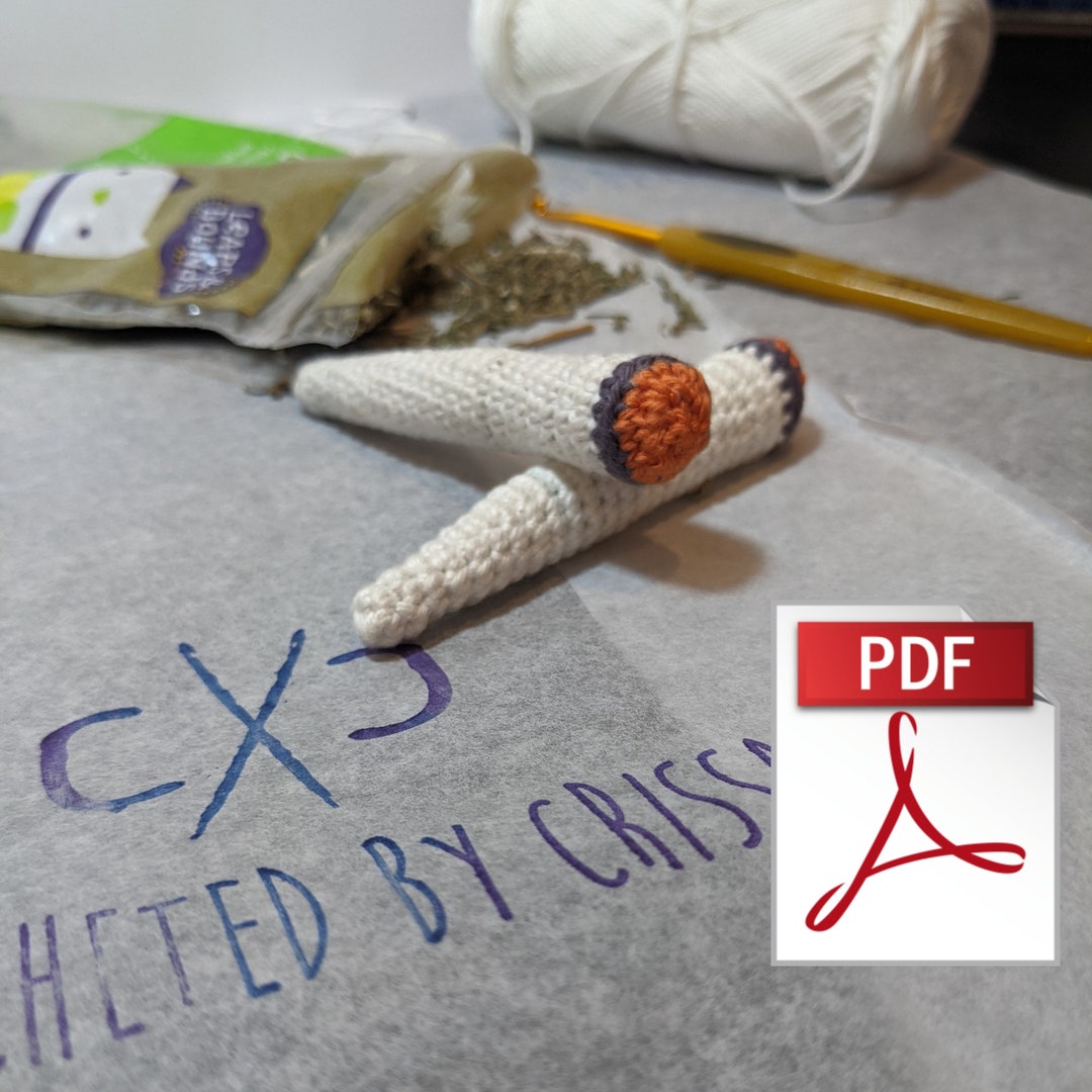 Catnip Joint Pattern Crochet Cat Toy Tutorial Etsy