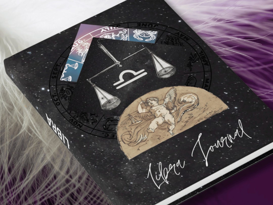 Libra Journal II - A Symphony of Balance and Elegance Ruled Line - Etsy