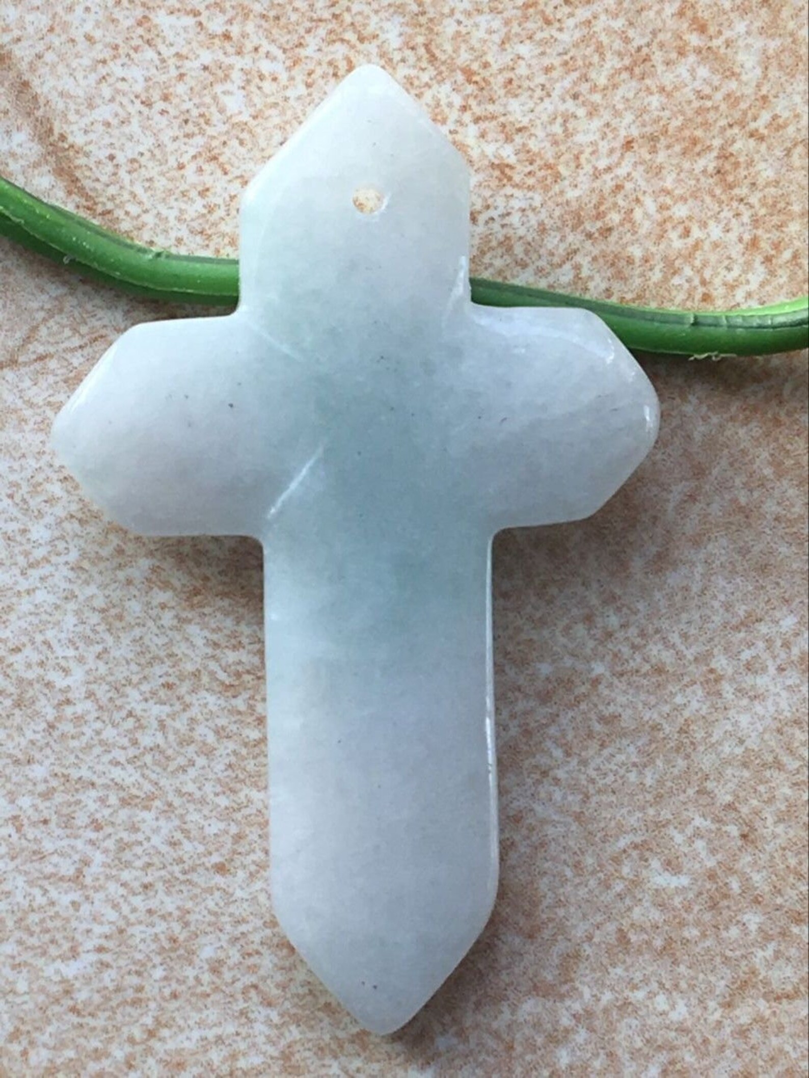 Certified Type A Natural Hand Carved Jade Cross Pendant 0626 - Etsy