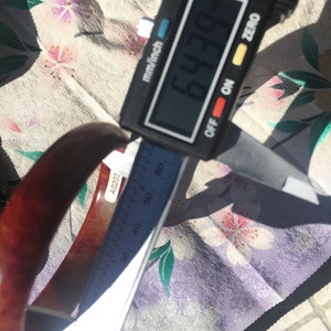 64mm Blood Red Xiu Yu Jade Fantastic Bangle! #2033 - Etsy