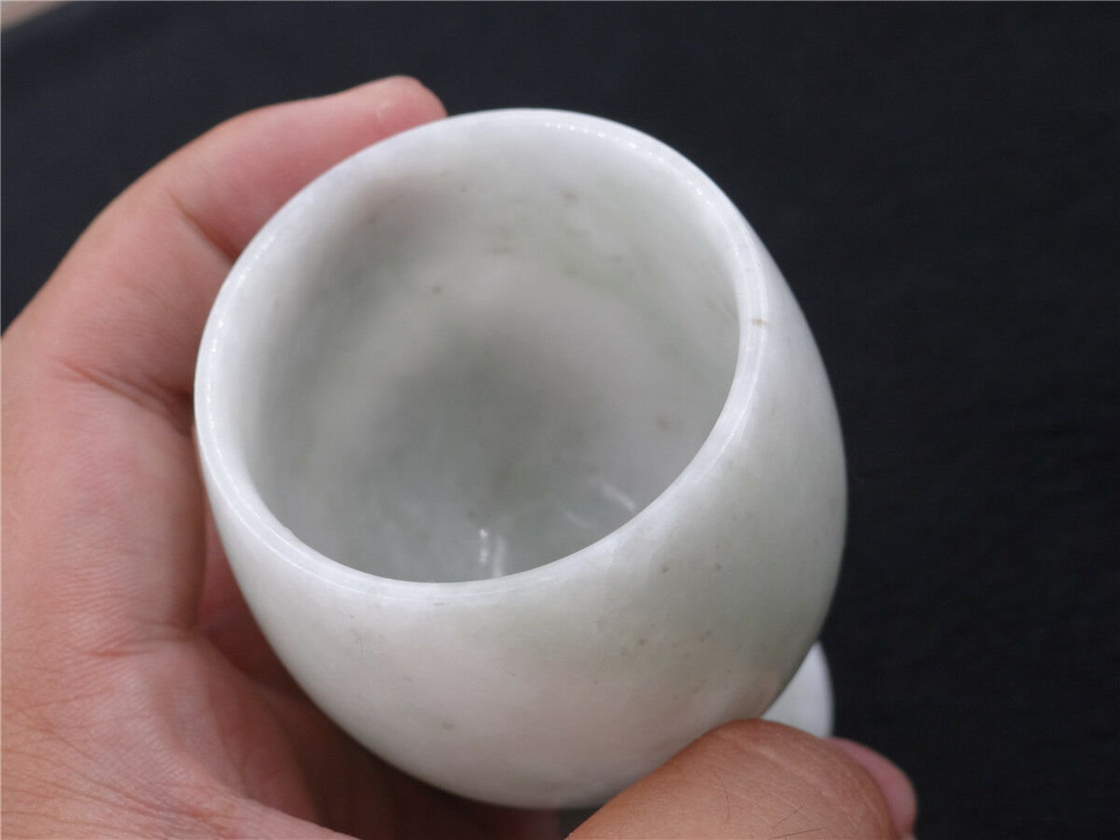 Wine or Sherry Goblet Unique Hand-carved Lantian Jade High - Etsy