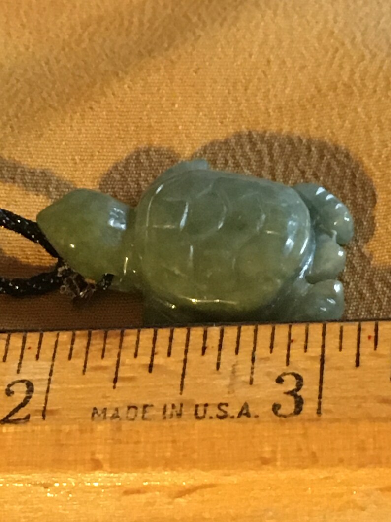 Sweet Pet Turtle Hand-carved Stone Jadeite Jade in Green 599 - Etsy