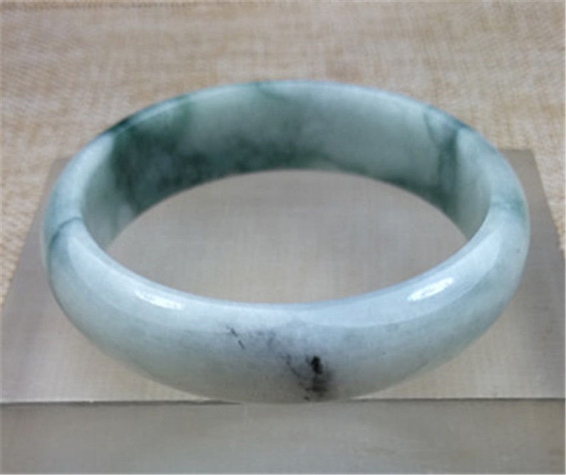 60 Mm Teal & Ice Thicker Square Cut Natural Jadeite Jade - Etsy