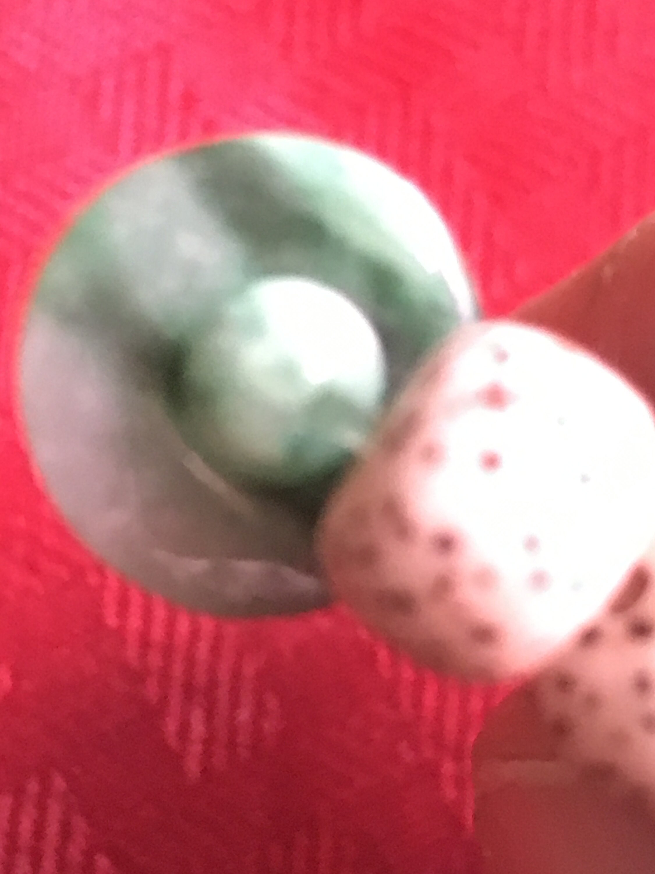 Moss in Snow Jadeite Jade Bead and Natural Daemonorops Margaritae Round ...