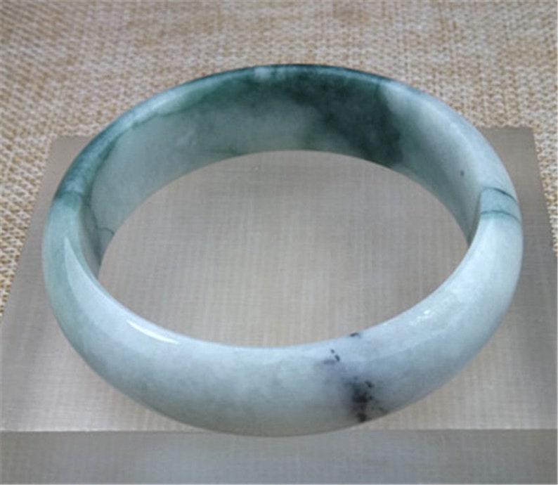 60 Mm Teal & Ice Thicker Square Cut Natural Jadeite Jade - Etsy