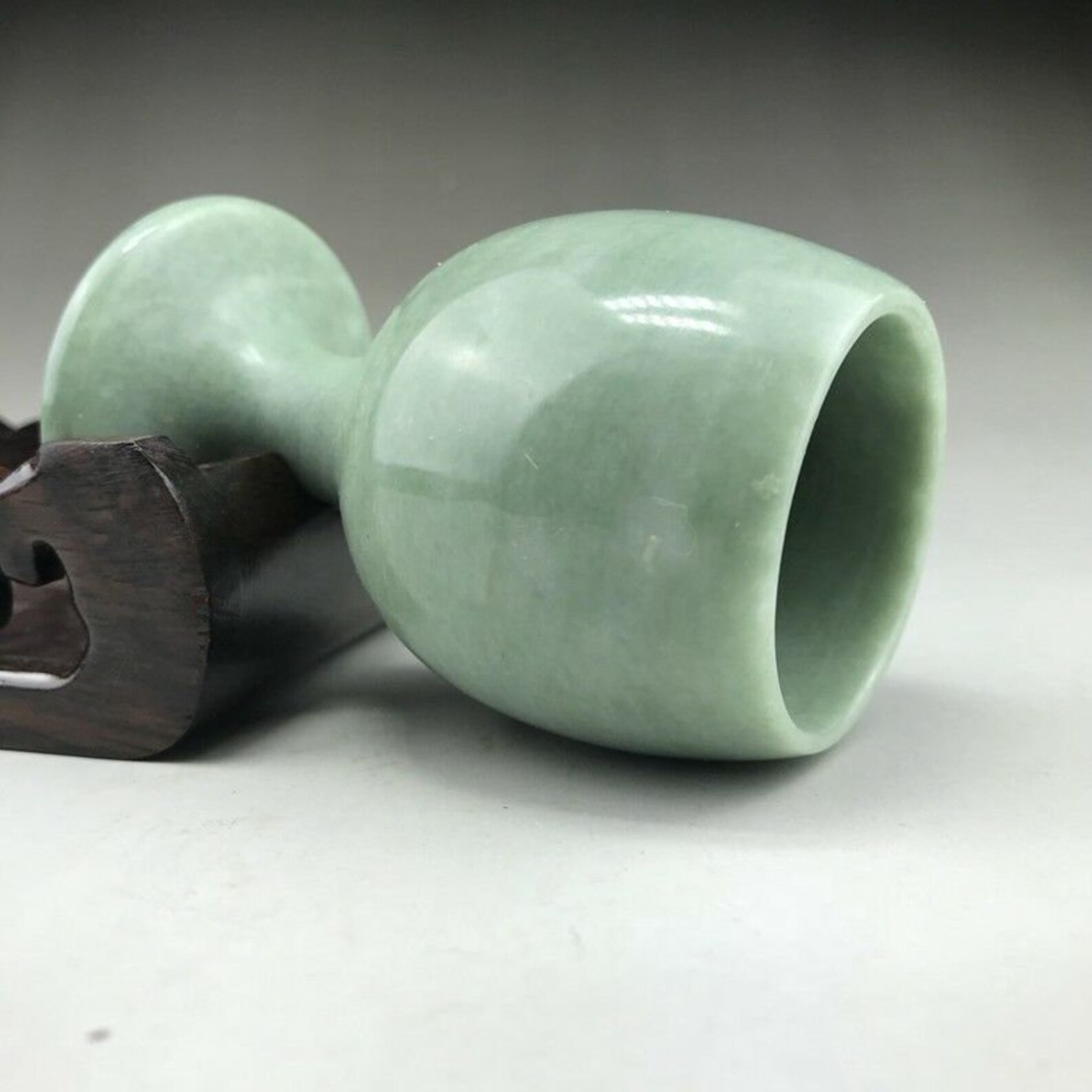 Wine or Sherry Goblet Unique Hand-carved Lantian Jade High - Etsy