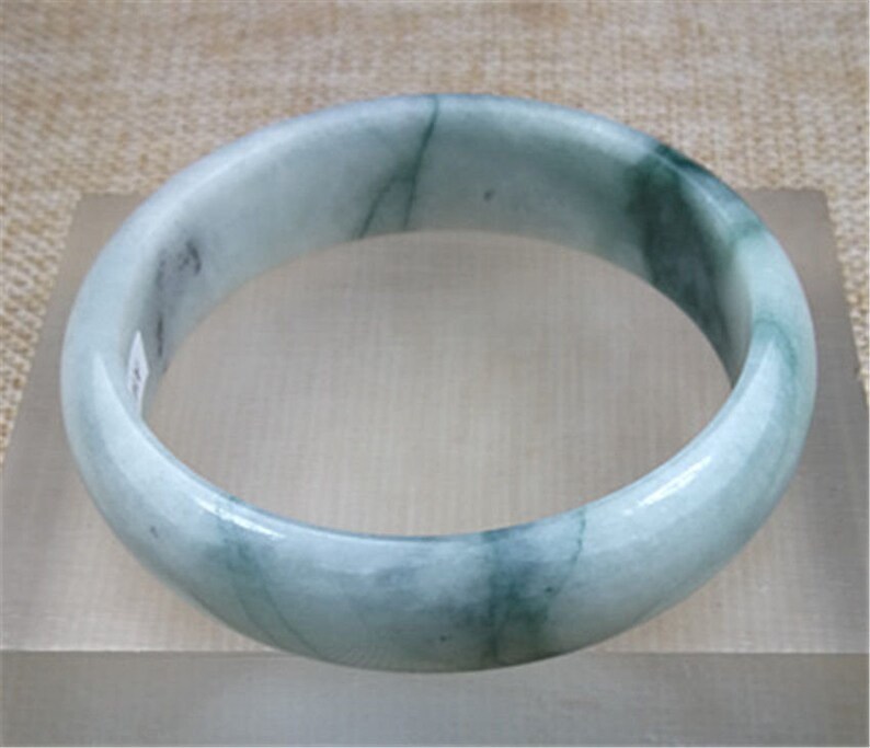 60 Mm Teal & Ice Thicker Square Cut Natural Jadeite Jade | Etsy