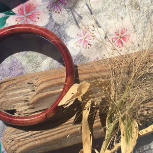 64mm Blood Red Xiu Yu Jade Fantastic Bangle! #2033 - Etsy