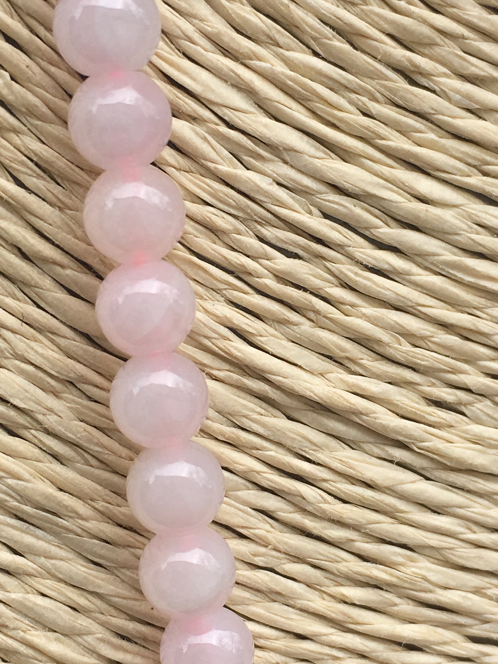 Pink Jadeite Jade Grade A Certified Necklace 6mm Round Beads - Etsy