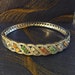 Fei Cui Icy Tri-color Jadeite Bangle, Hinged Petite-medium Wrist - Etsy