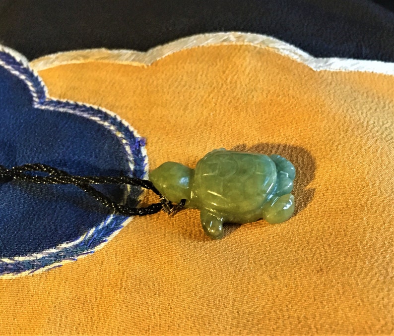 Sweet Pet Turtle Hand-carved Stone Jadeite Jade in Green 599 - Etsy