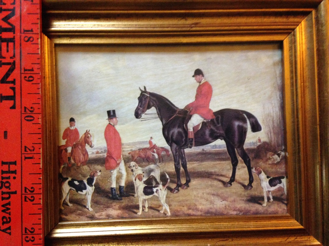 John Alfred Wheeler Sr 1867 the Vale of White Horse Hounds - Original ...
