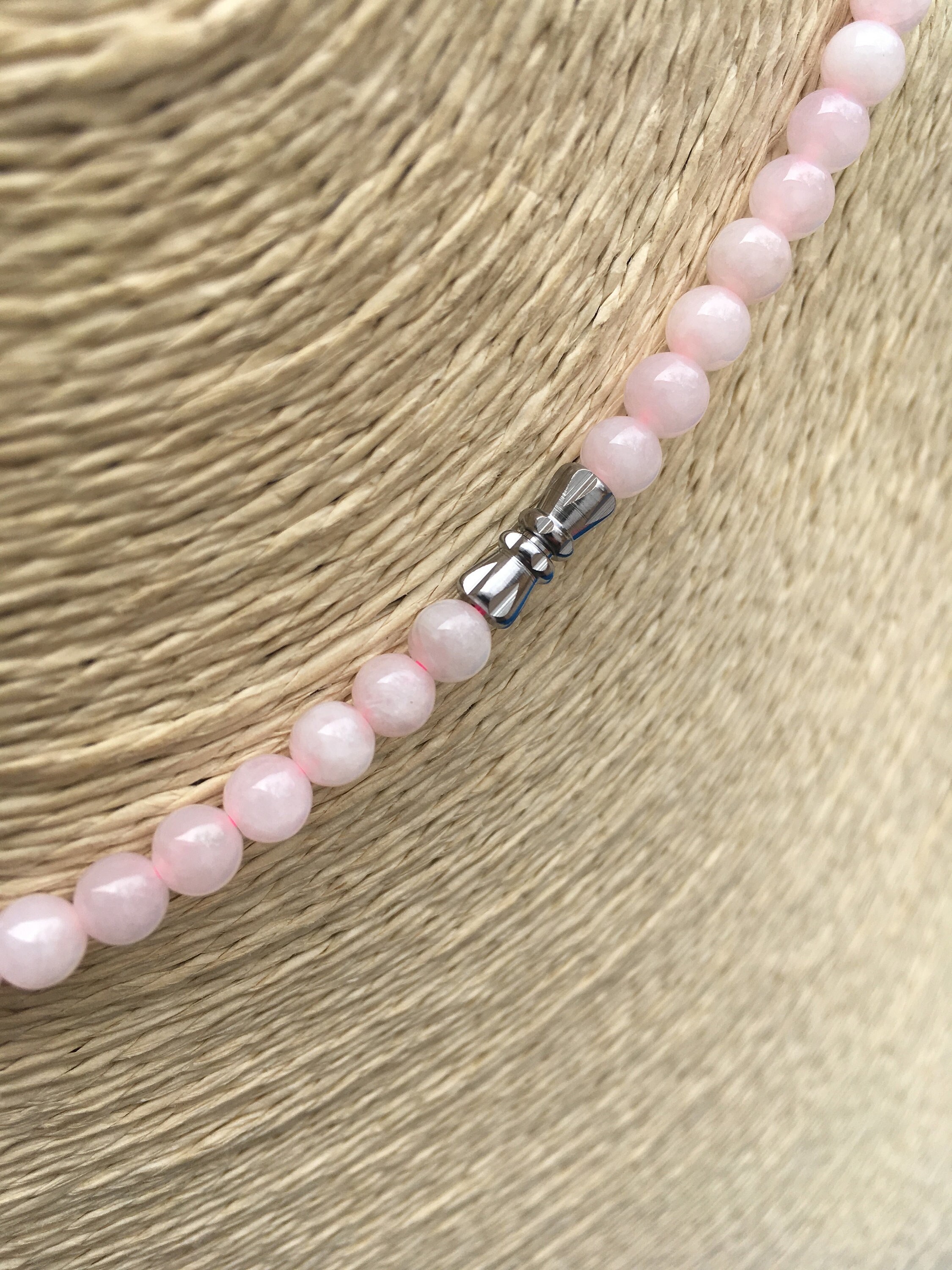 Pink Jadeite Jade Grade A Certified Necklace 6mm Round Beads - Etsy