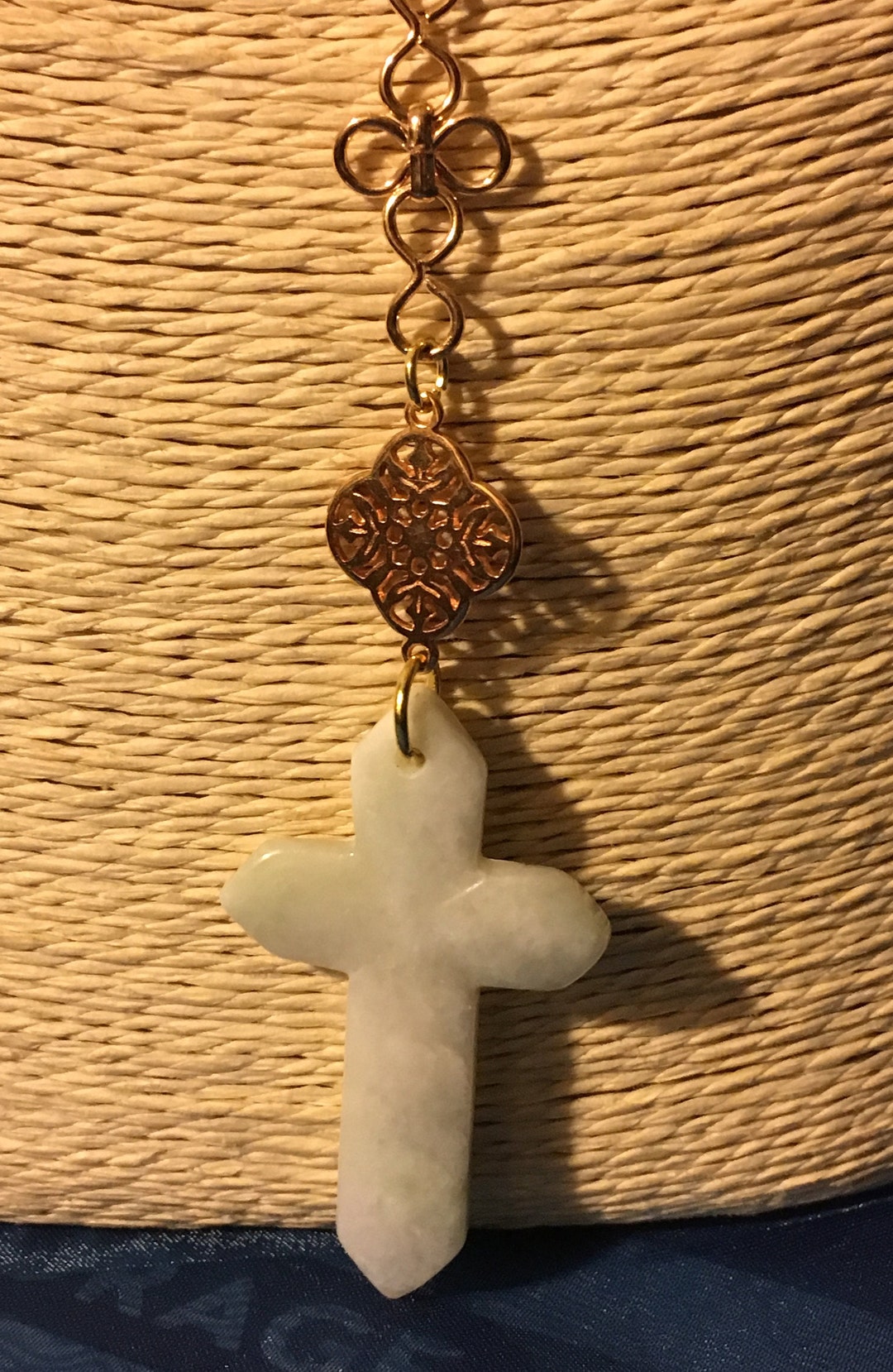 Jade Cross Certified Type A Natural Hand Carved Light Green Jadeite ...