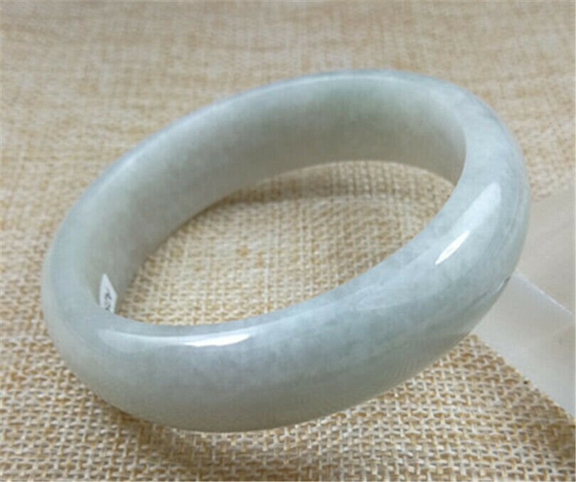 59mm Light Lavender Green Gray Jadeite Jade Unisex Thick - Etsy