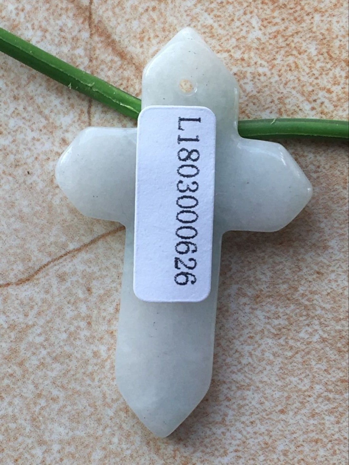 Certified Type A Natural Hand Carved Jade Cross Pendant 0626 - Etsy