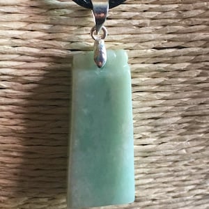 Toki Ping'an Amulet Green Gem Certified Type A Jadeite 1.5" Pendant ...