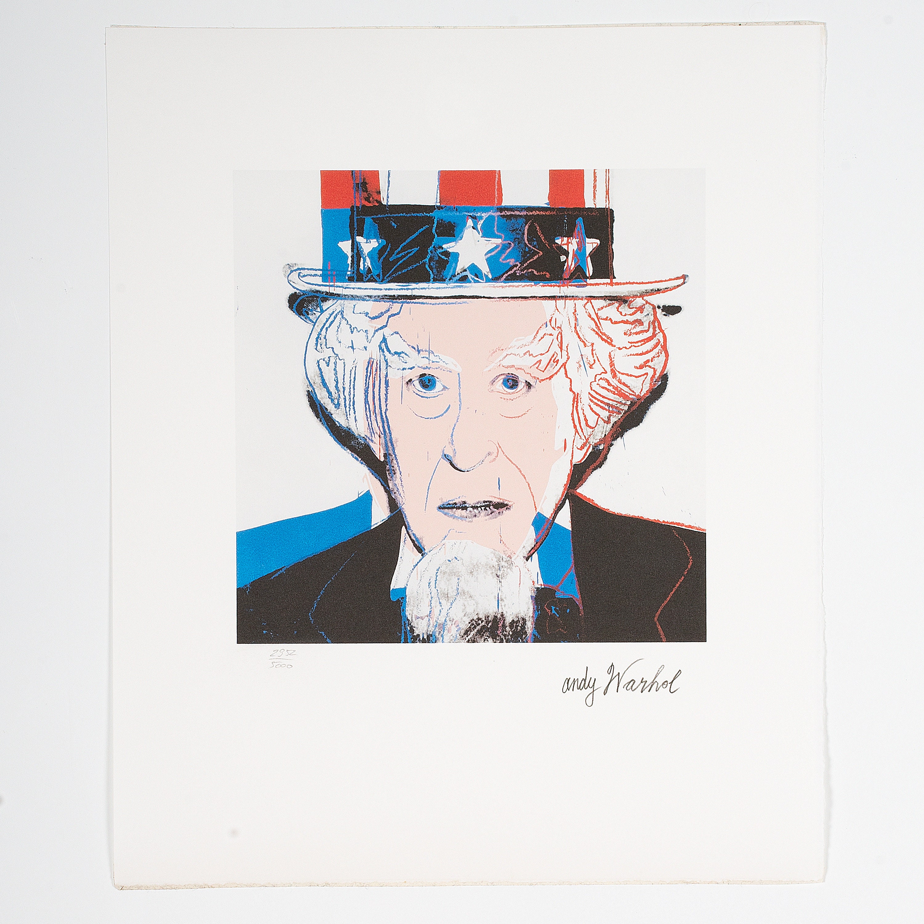 Andy Warhol Original "uncle Sam" Hand Numbered Lithograph (CMOA ...