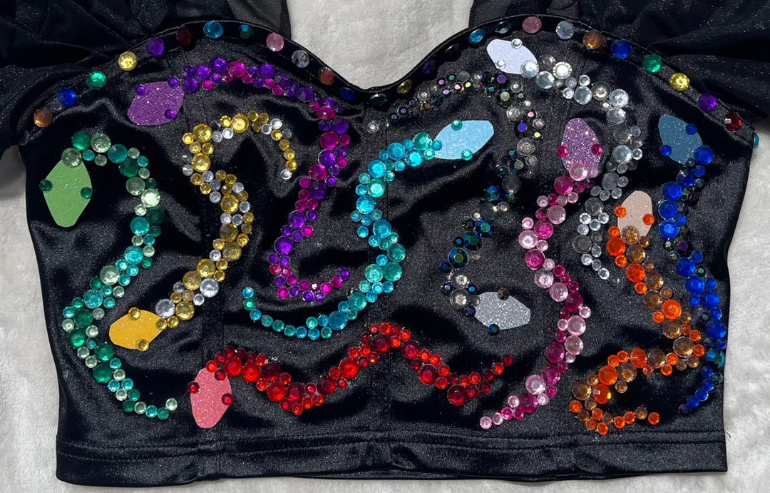 Taylor Swift Eras Tour Reputation Snakes as Albums Crop Top - Etsy ...