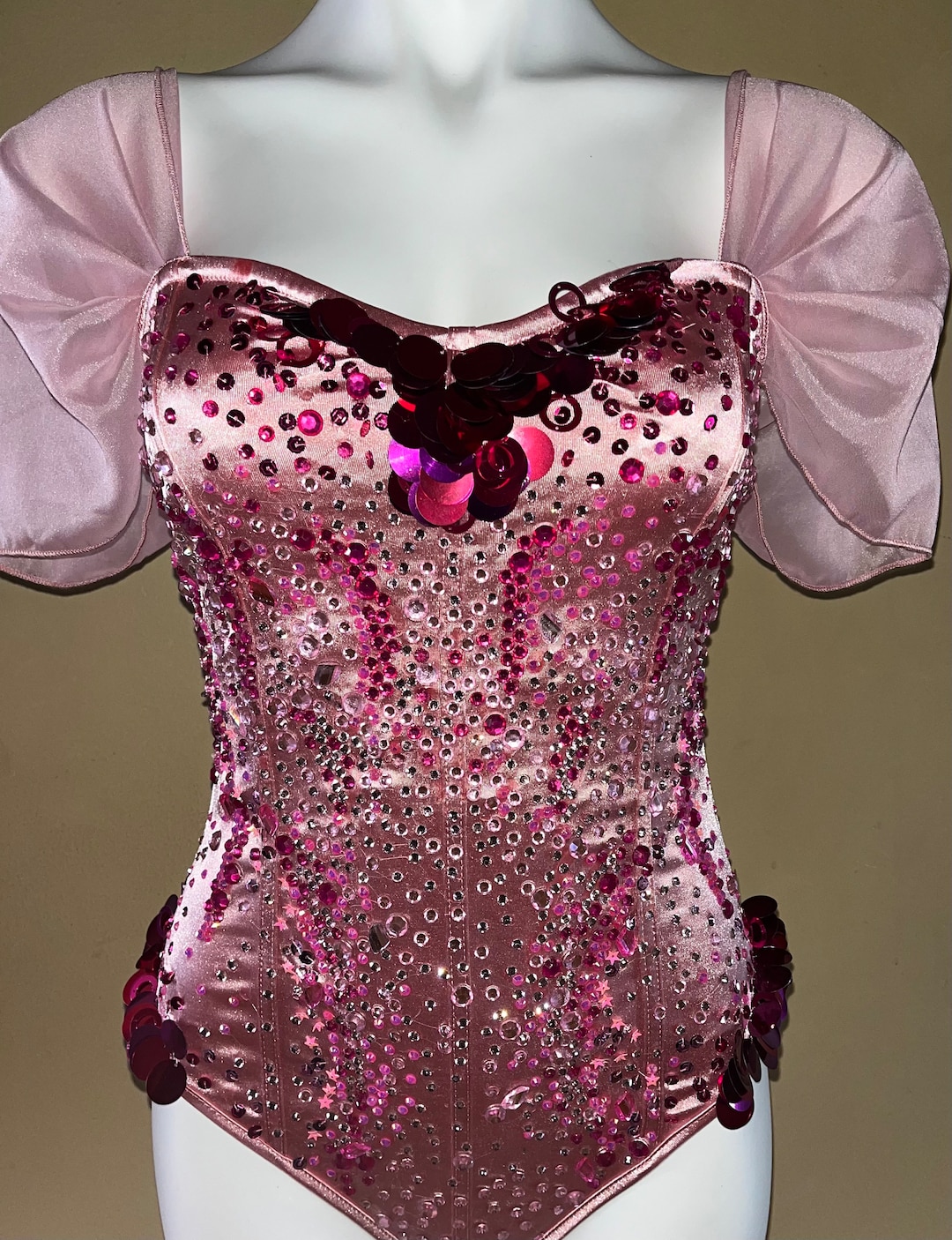 Deluxe Pink Lover Bodysuit Outfit Taylor Swift Eras Tour Costume - Etsy