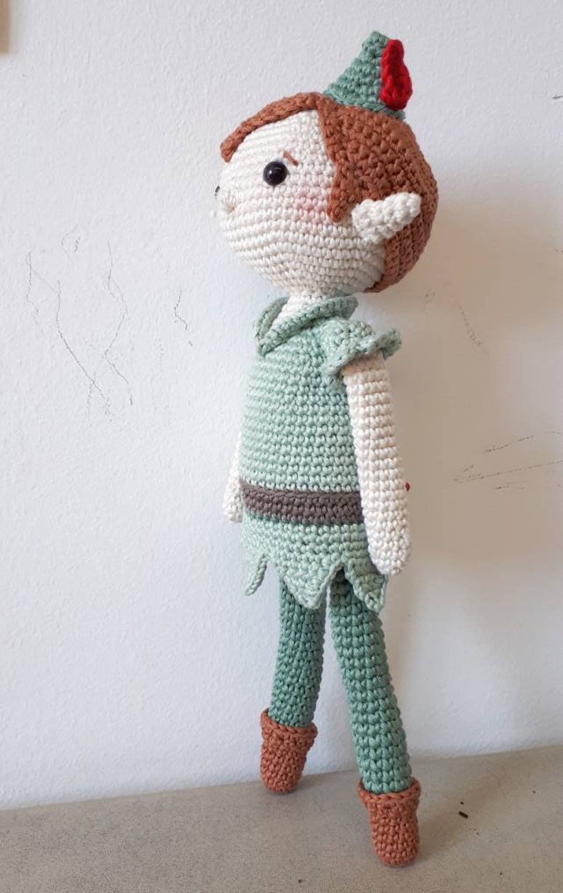 PETER PAN Crochet English Pattern. Tutorial Amigurumi. | Etsy UK