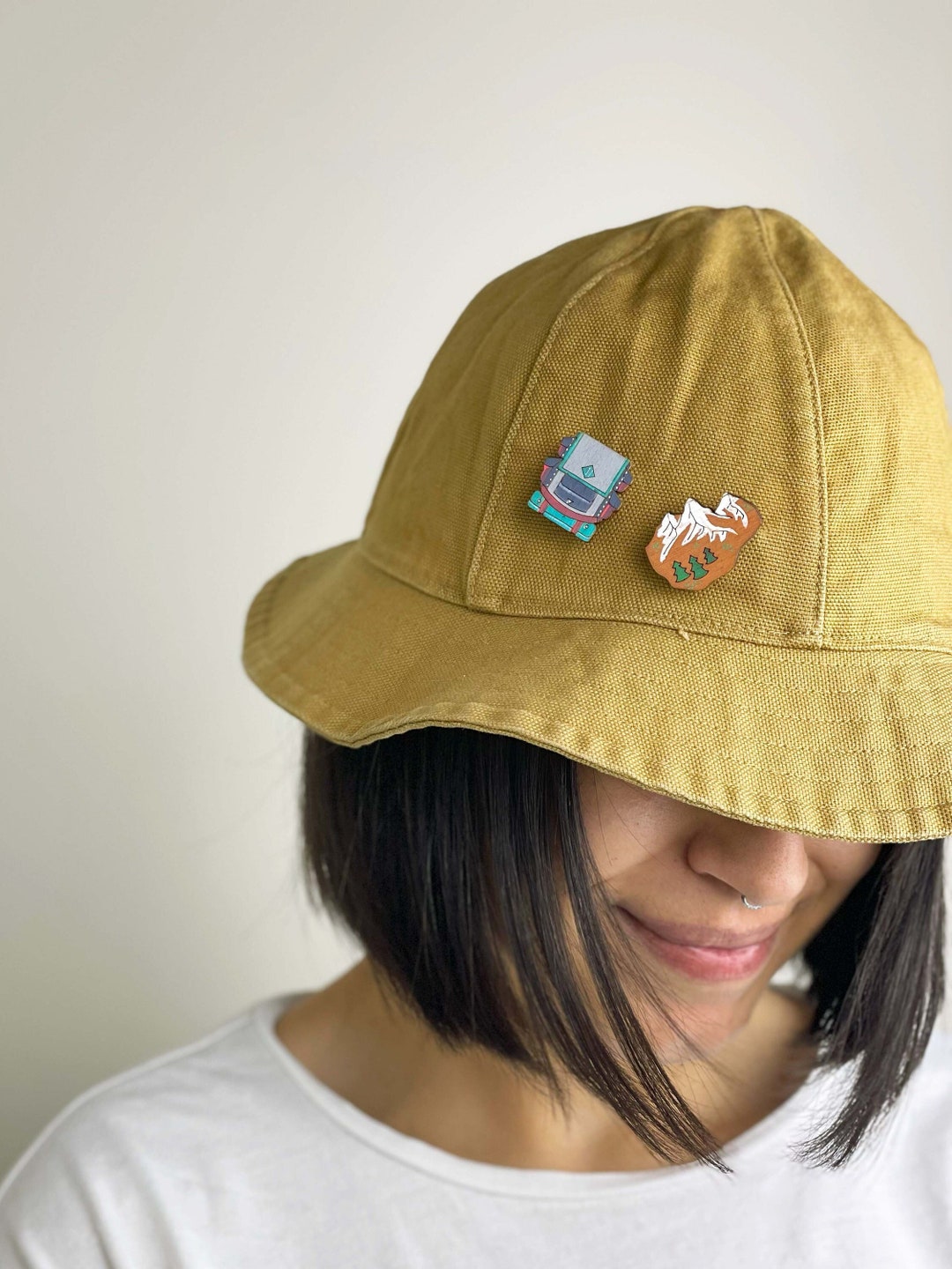 Wooden Pins: Backpacker - Etsy