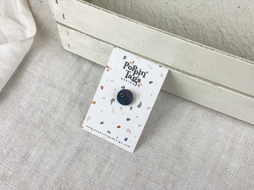 Wooden Pin: Blueberry - Etsy