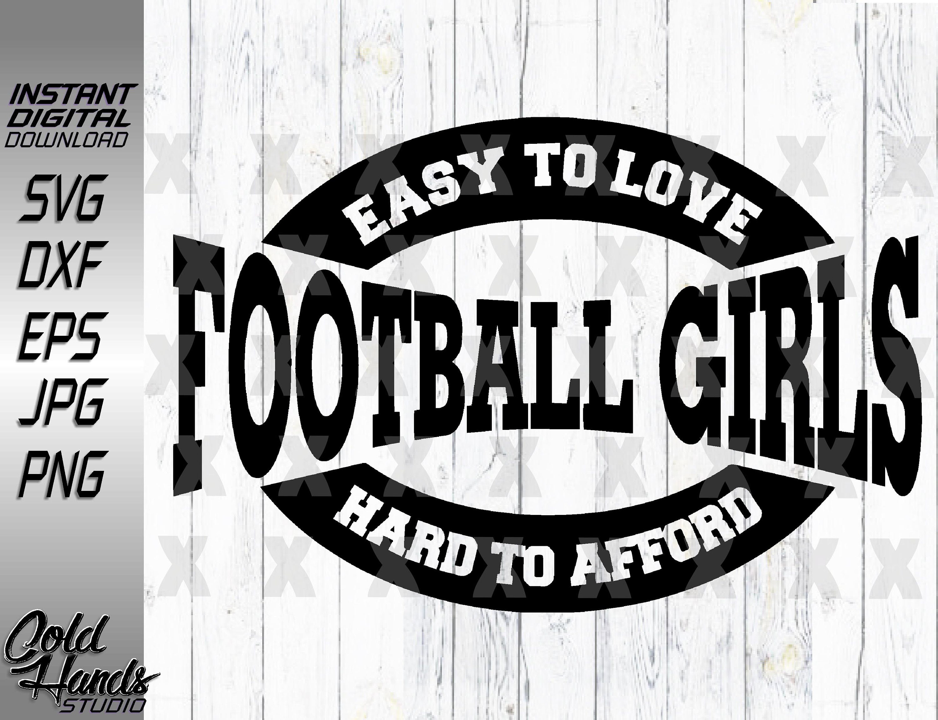 Football Girls Svg Dxf Eps Png Jpg Digital Download - Etsy