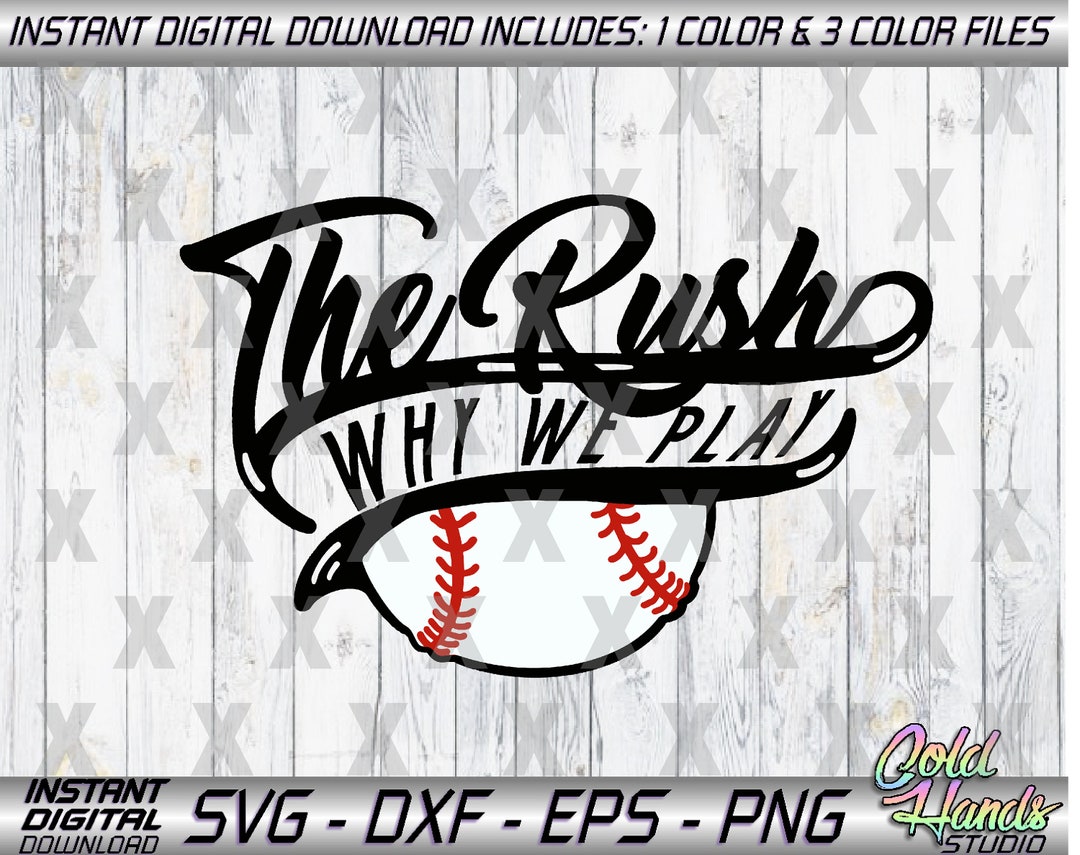 Baseball Rush Svg, Dxf, Eps, Png, Jpg Digital Download - Etsy