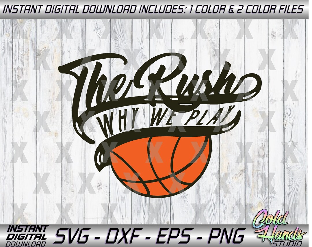 Basketball Rush Svg, Dxf, Eps, Png, Jpg Digital Download - Etsy