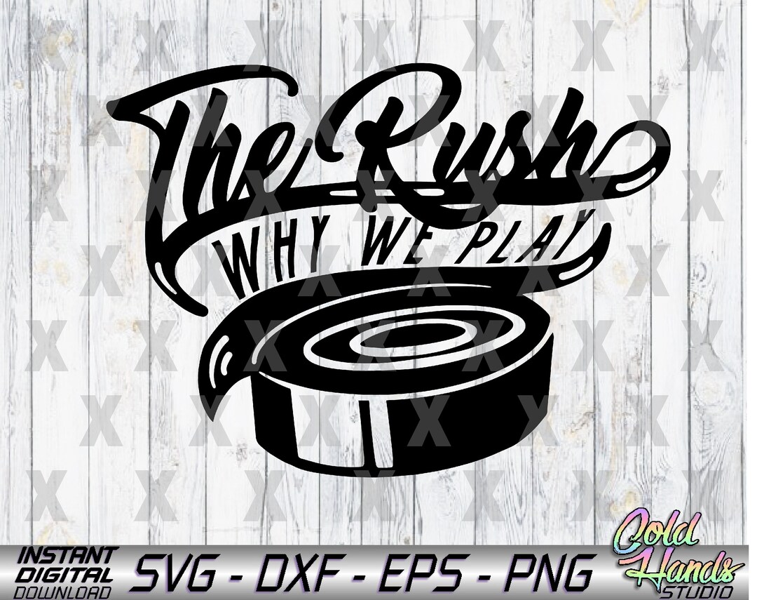 Hockey Rush Svg, Dxf, Eps, Png, Jpg Digital Download - Etsy