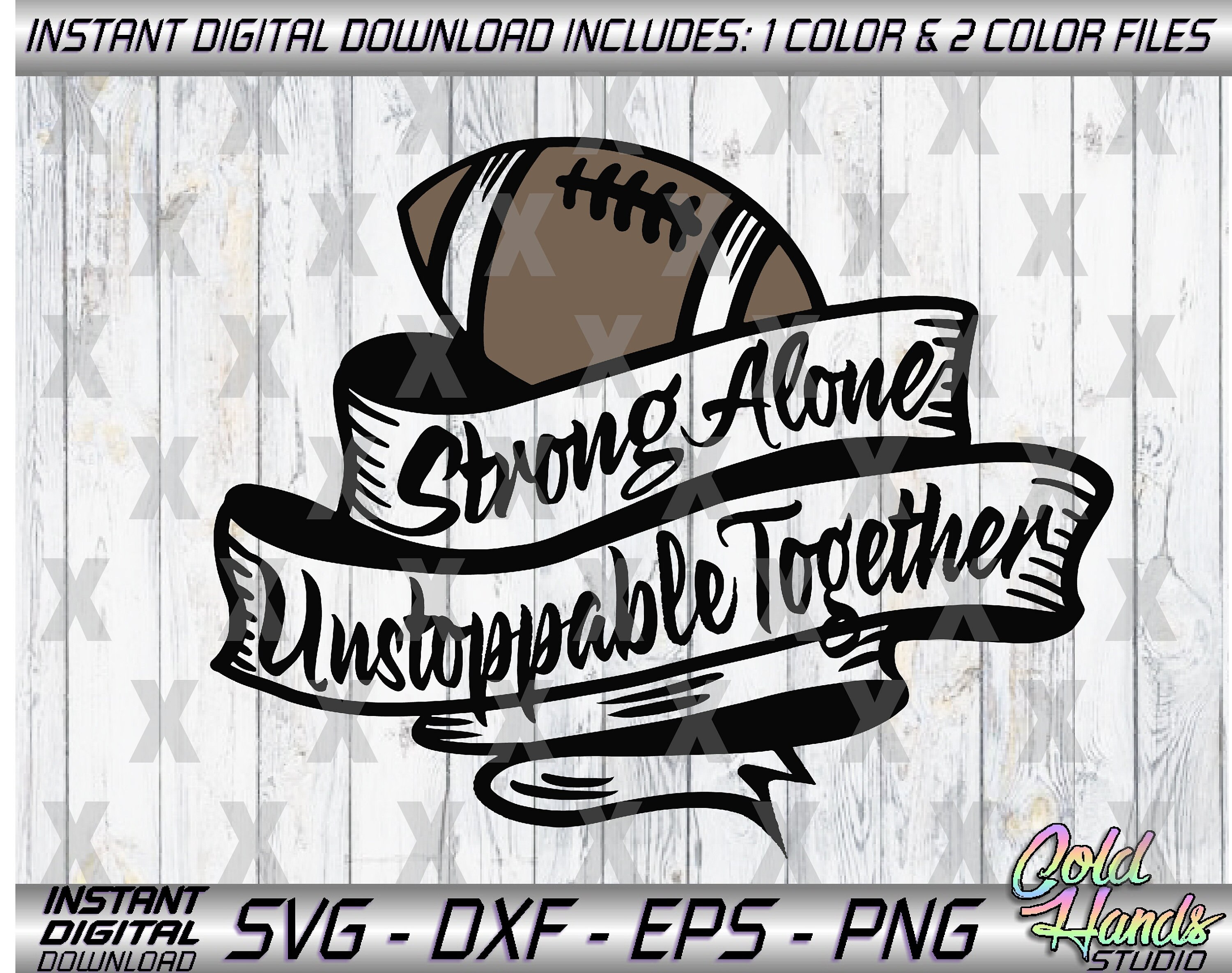 Football Strong Svg, Dxf, Eps, Png, Jpg Digital Download - Etsy