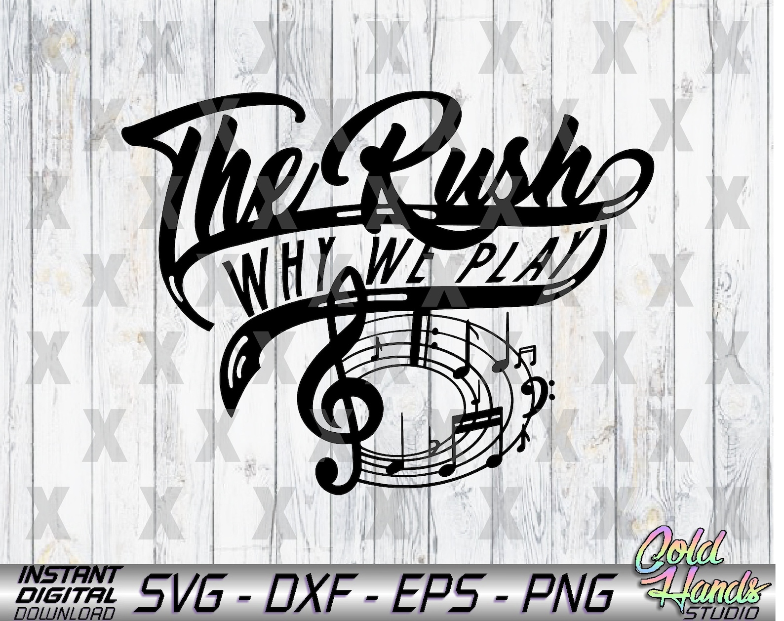 Band Rush Svg, Dxf, Eps, Png, Jpg Digital Download - Etsy