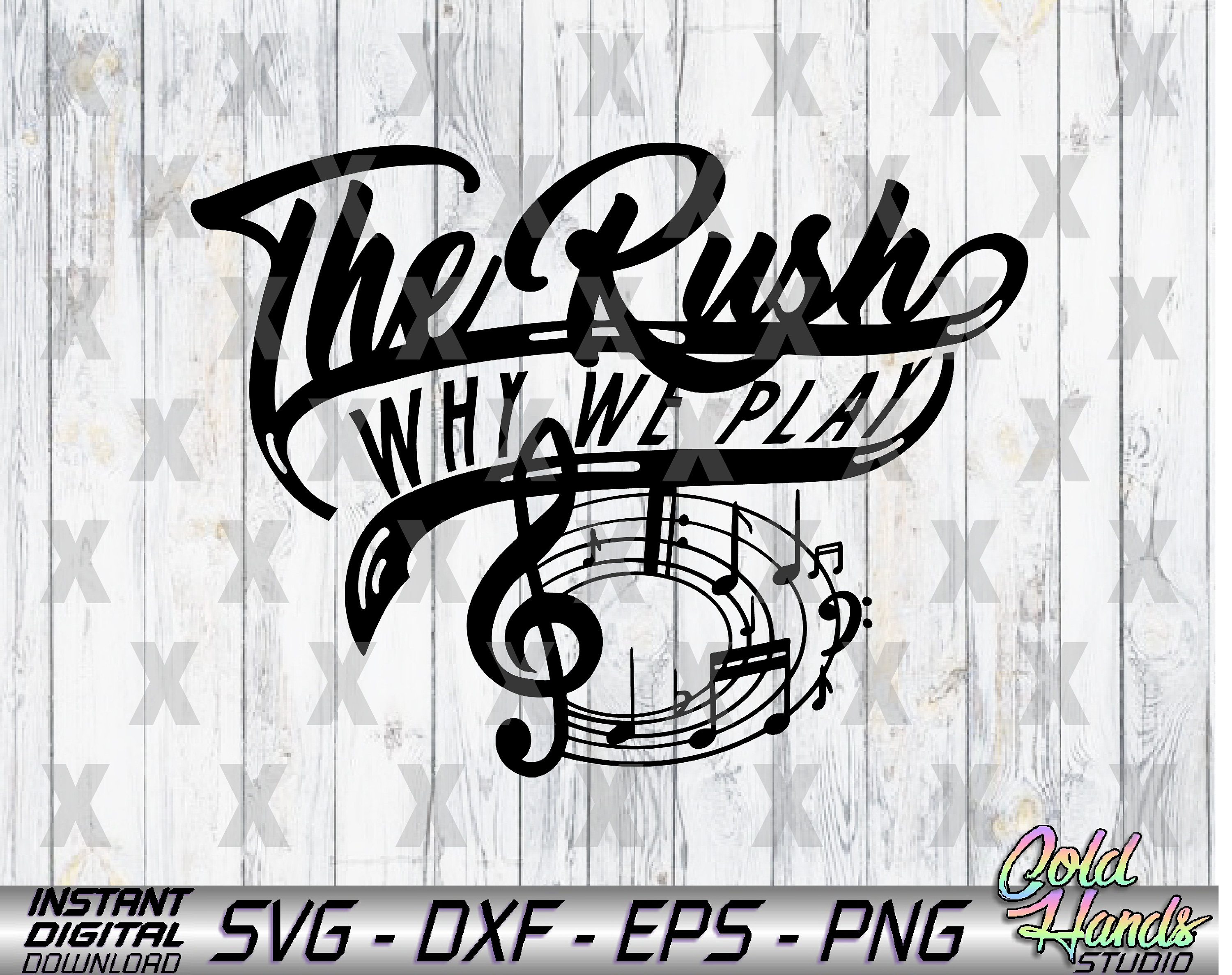 Band Rush Svg, Dxf, Eps, Png, Jpg Digital Download - Etsy