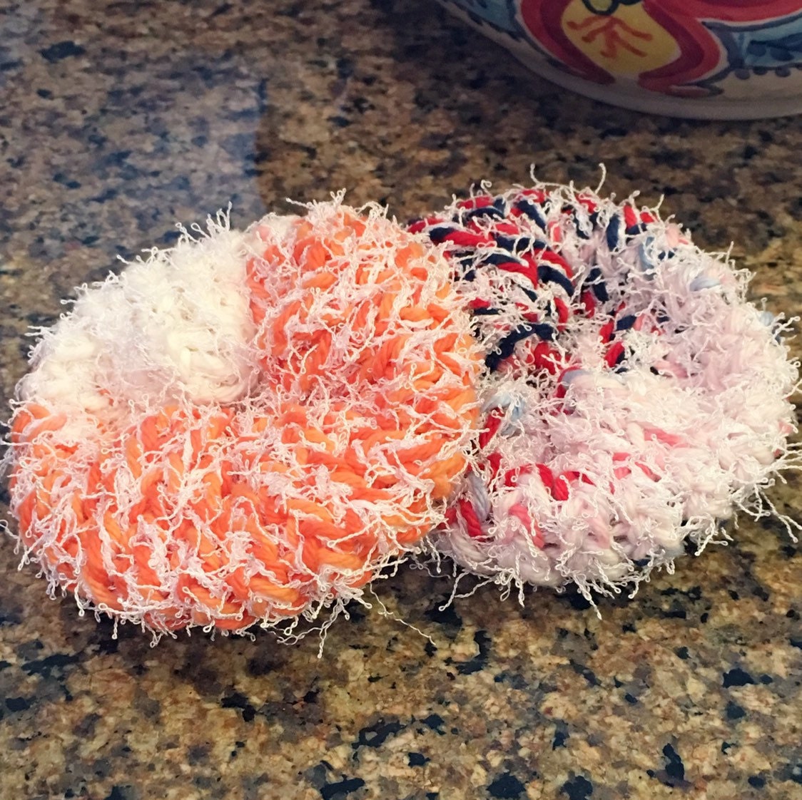 Dish Scrubbies/bathroom Scrubbers/pot Scrubbers/knit Scrubby/loom Knit ...
