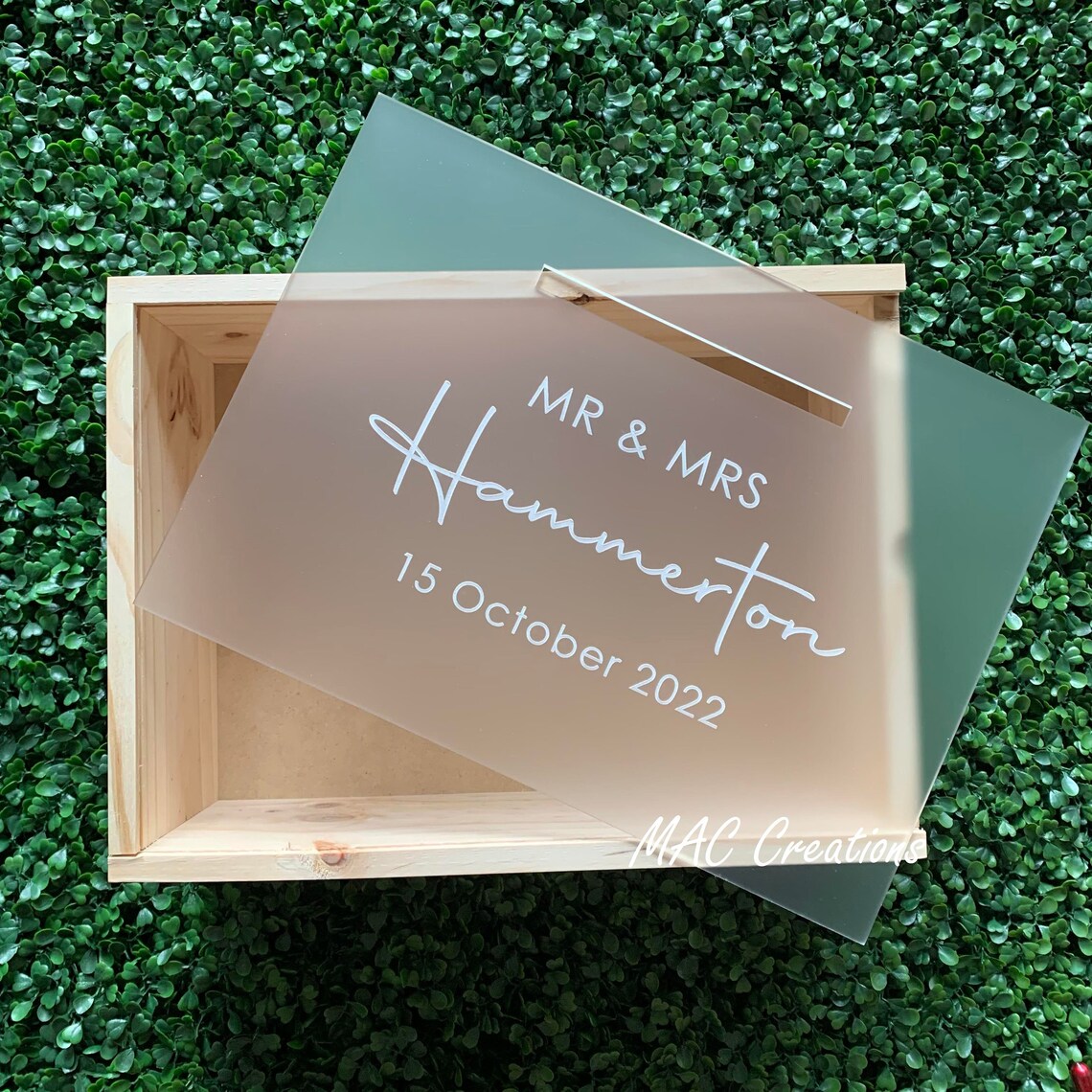 Personalised Wooden Wedding Wishing Well Card Box Gifts - Etsy Australia