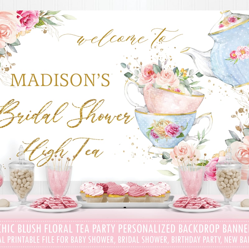 Tea Party Backdrop - Etsy
