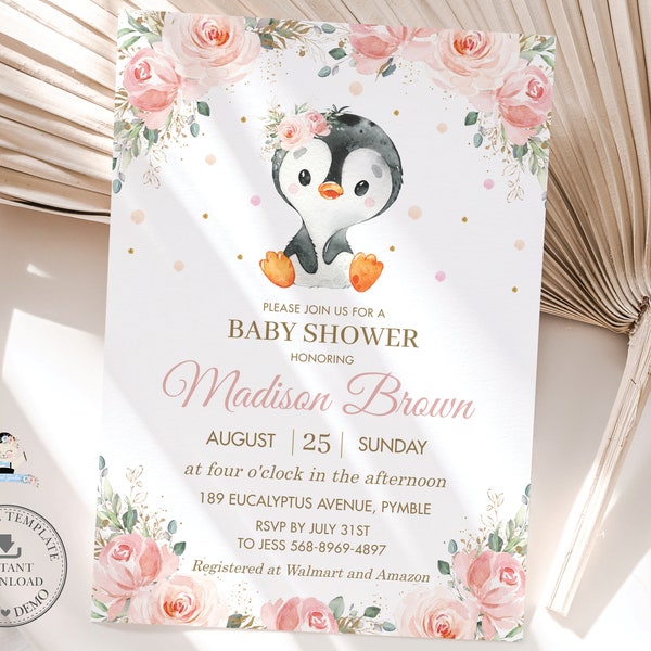 Penguin Baby Shower - Etsy