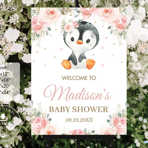 Penguin Birthday Sign - Etsy